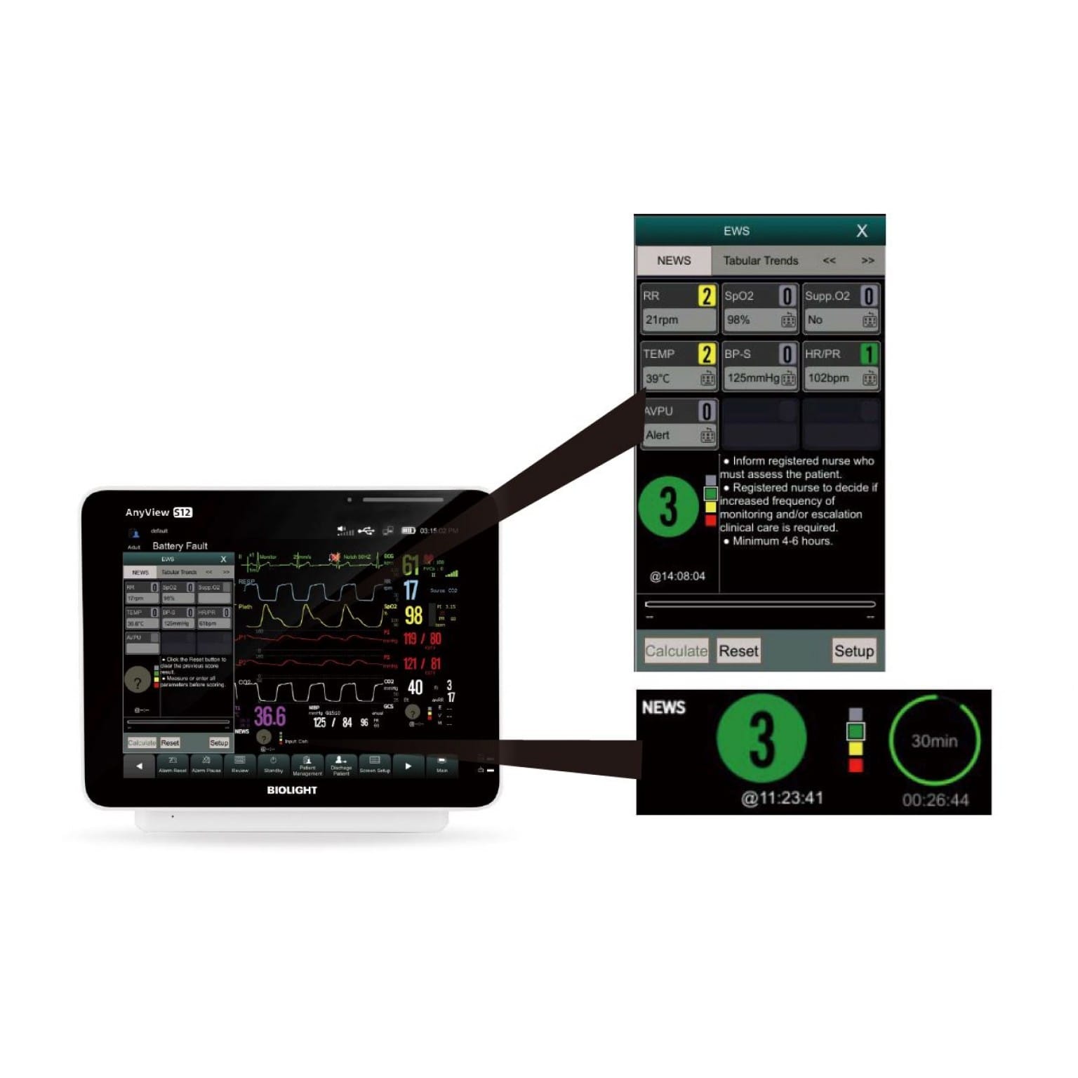 Monitor functii vitale Biolight S12 - Promed